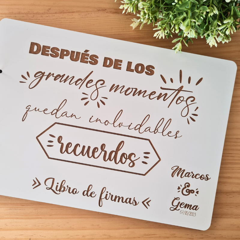 Tablero De Firmas Para Bodas El Libro De Firmas Para Bodas: 7